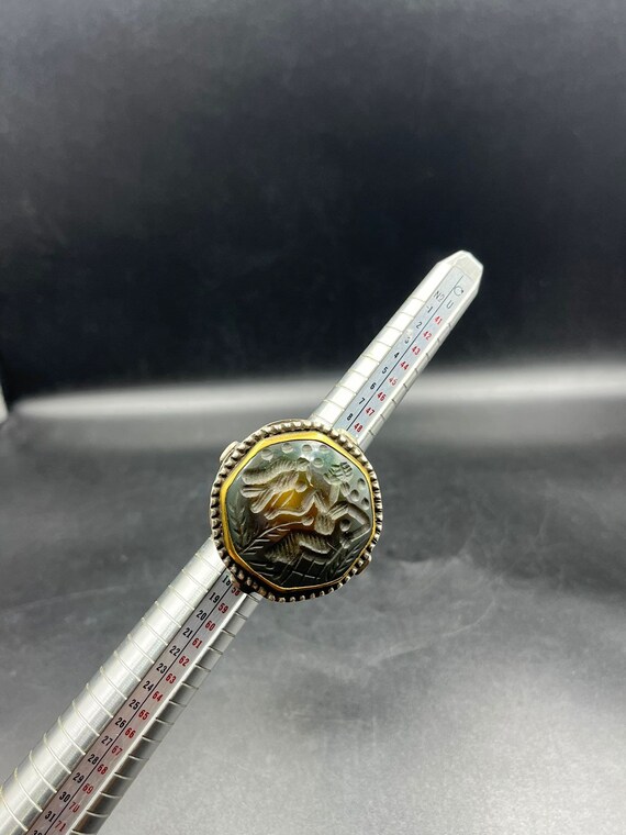 RARE !!! Old Intaglio Indo Greek Agate Stone stamp H… - Gem