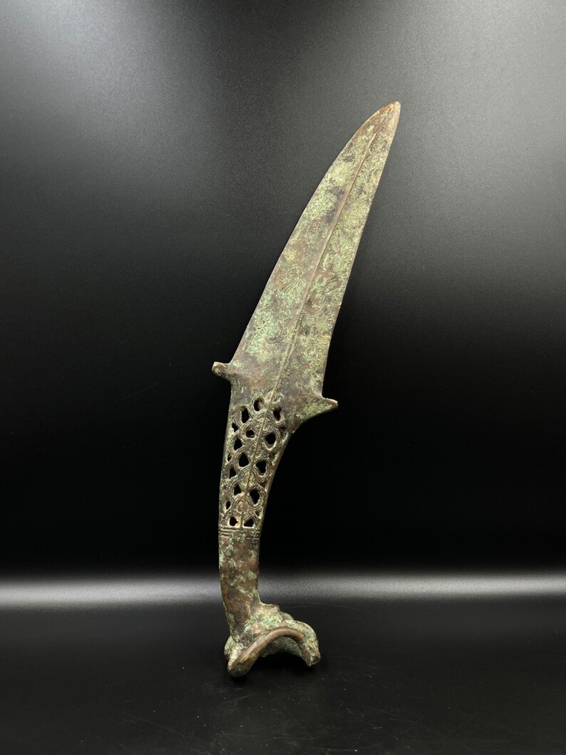 Old Chinese Museum Quality Beautiful Bronze Knife Decoration - Etsy