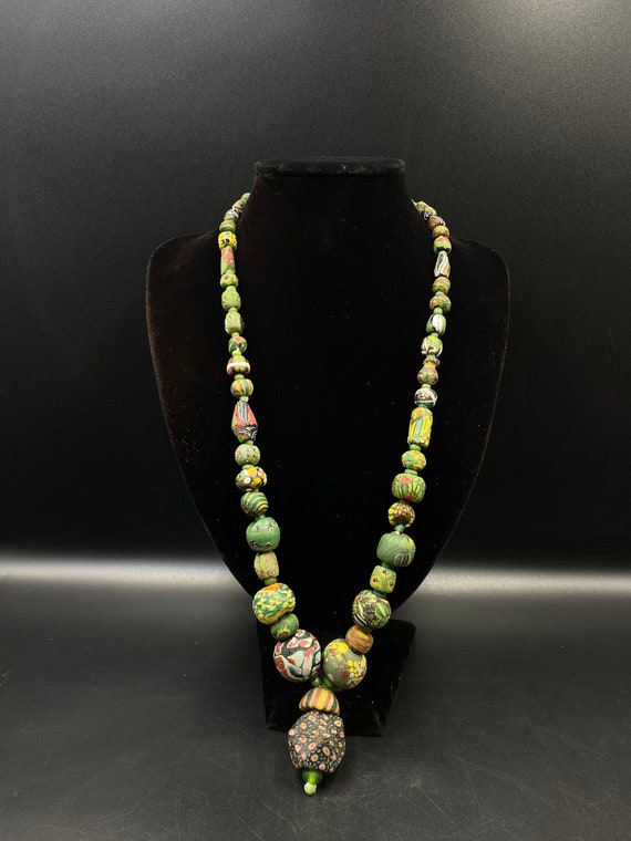 Rare and unique old ancient antique Gabri glass beads… - Gem