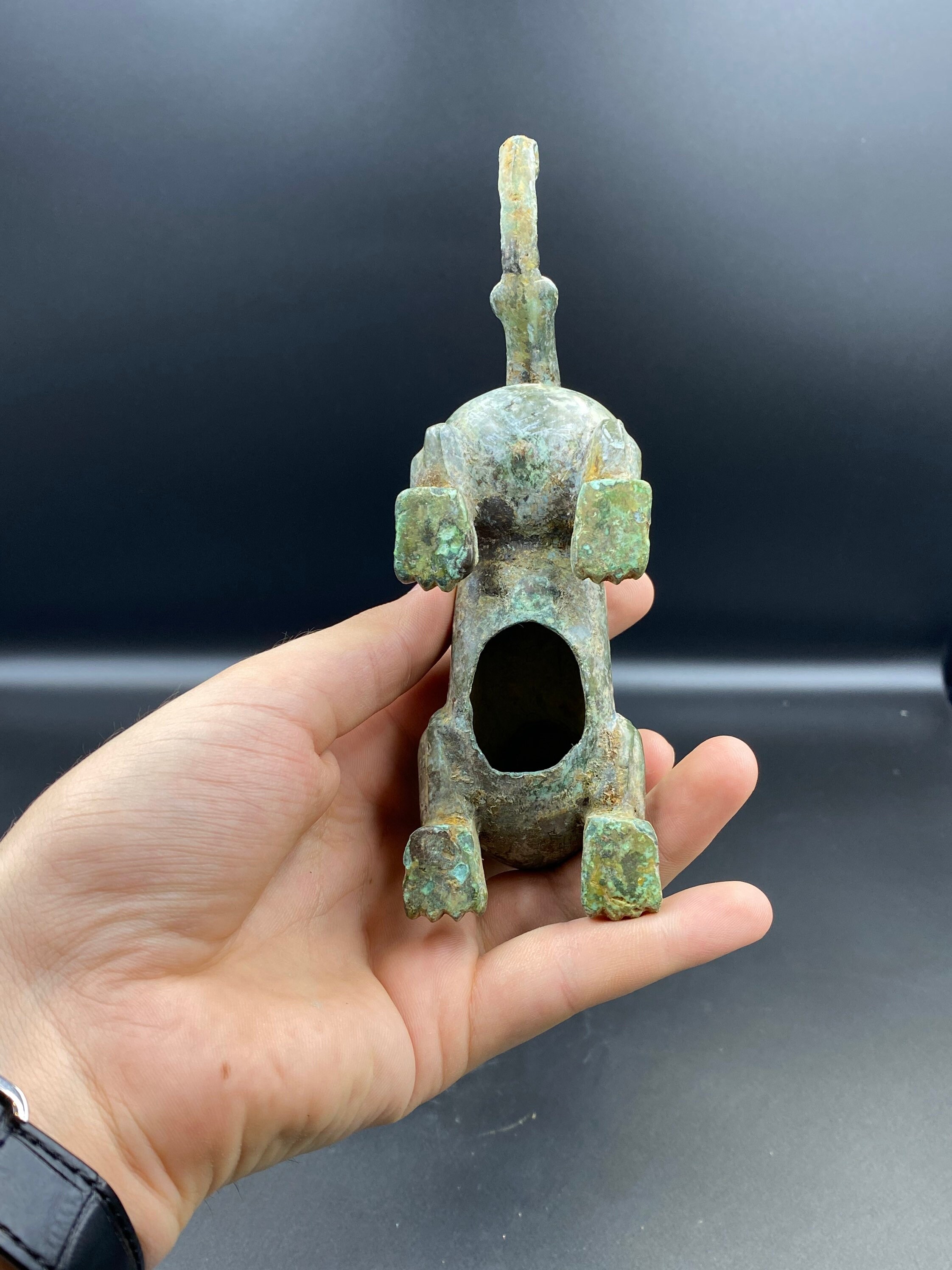 Antique Chinese Bronze Beast Statue, Carved Bird Head - Etsy