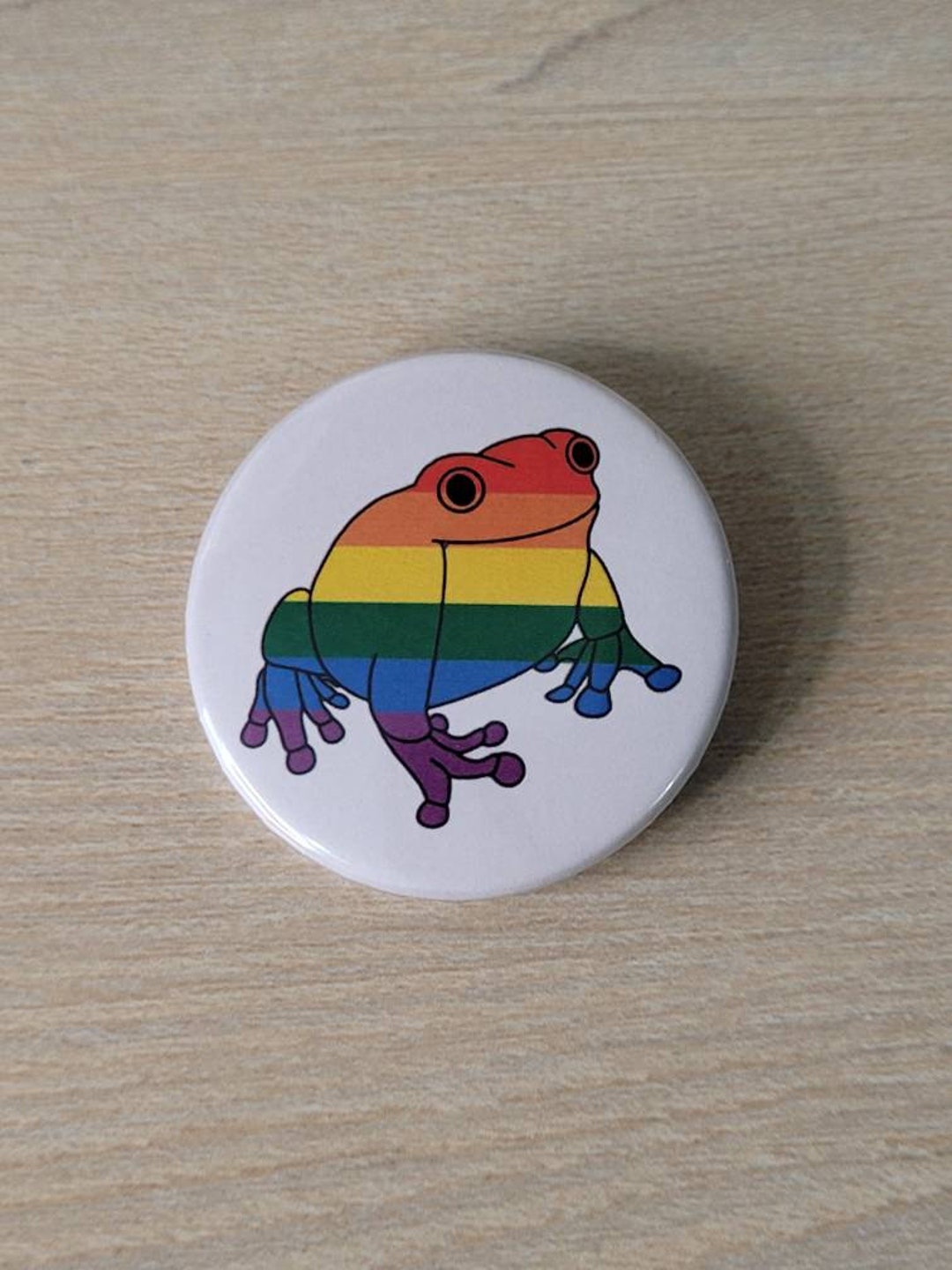 LGBTQ Frog Badges - Etsy