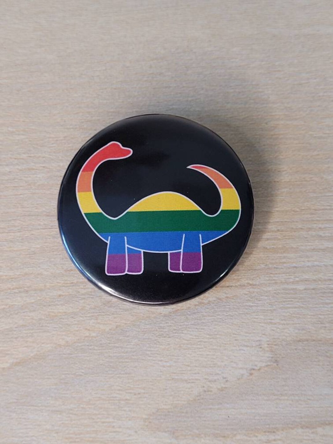 Pride Dinosaur Badges - Etsy