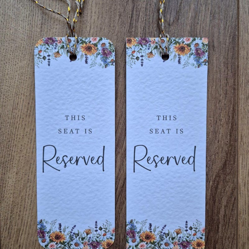 Reserved Seat Sign - Etsy UK