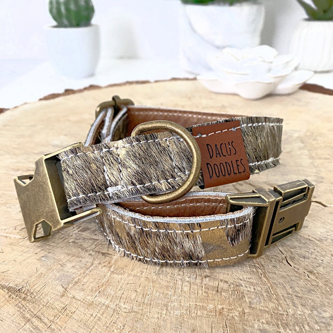 Personalized Leather Dog Collar, Western Dog Collar, Adopt a Pet ...