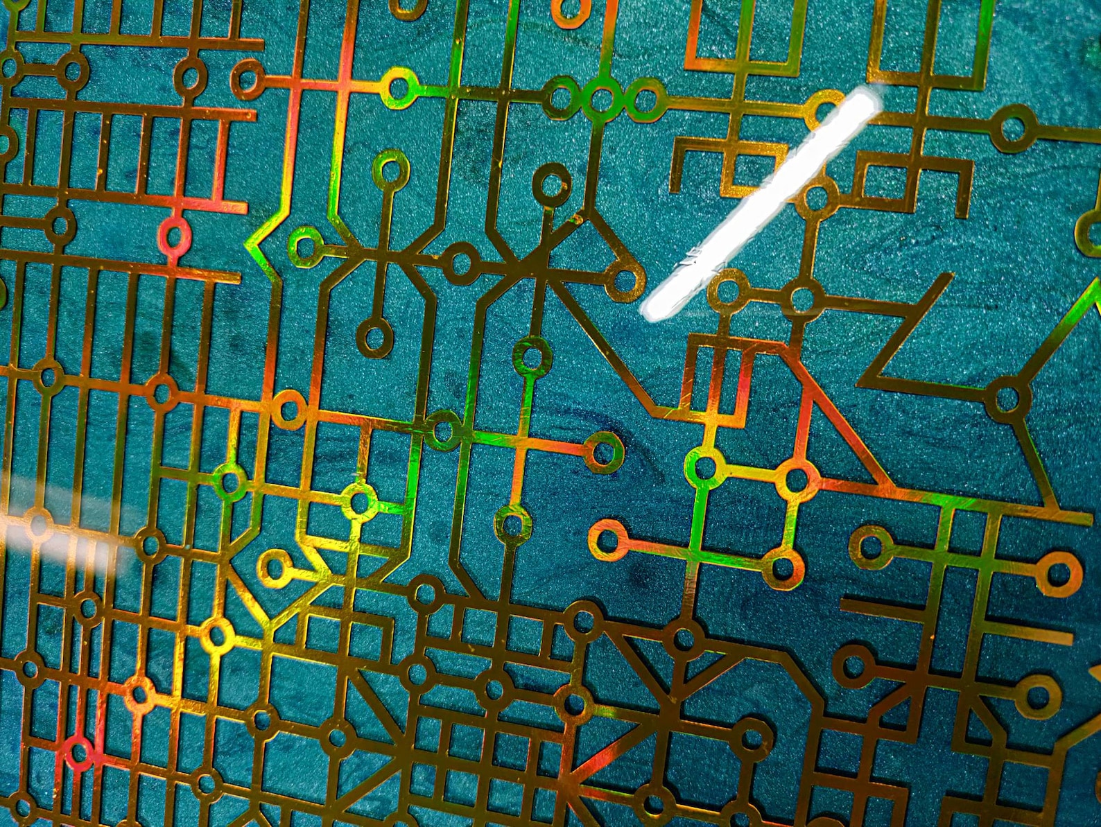 Resin Wall Art - Bashar’s Sacred Circuits Overlaid & Connected ...