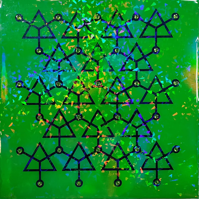 Bashars Sacred Circuit 14 Connected. Resin Art With Holographic and ...