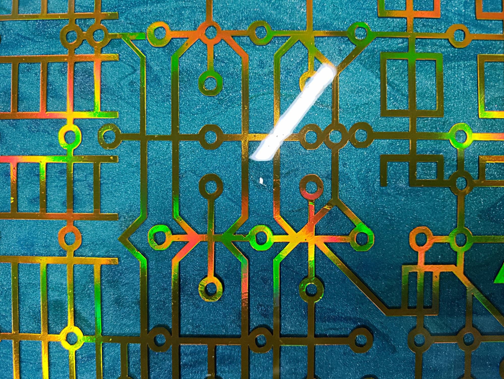 Resin Wall Art - Bashar’s Sacred Circuits Overlaid & Connected ...