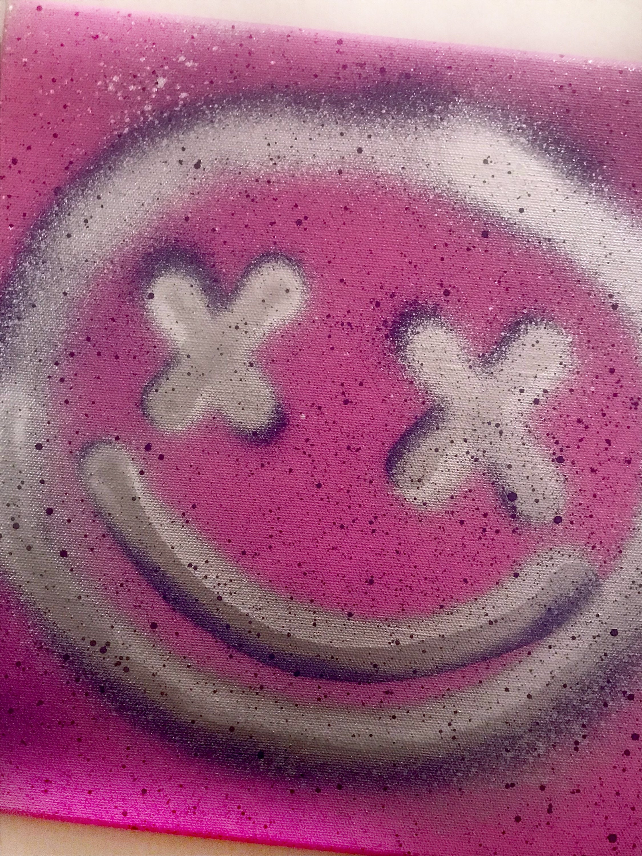 Spray Paint Smiley Face : Custom Made per Order | Etsy