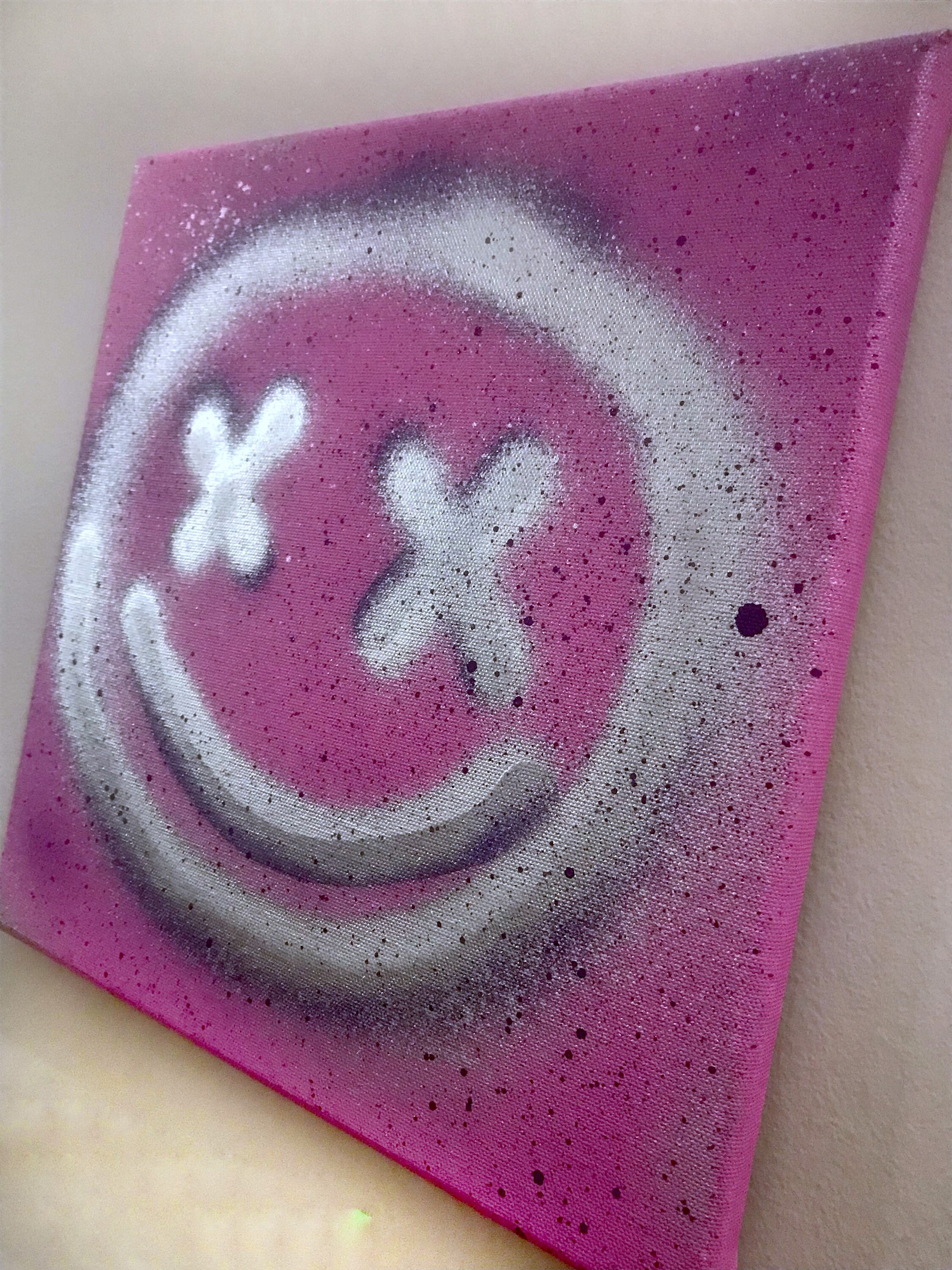 Spray Paint Smiley Face : Custom Made per Order | Etsy