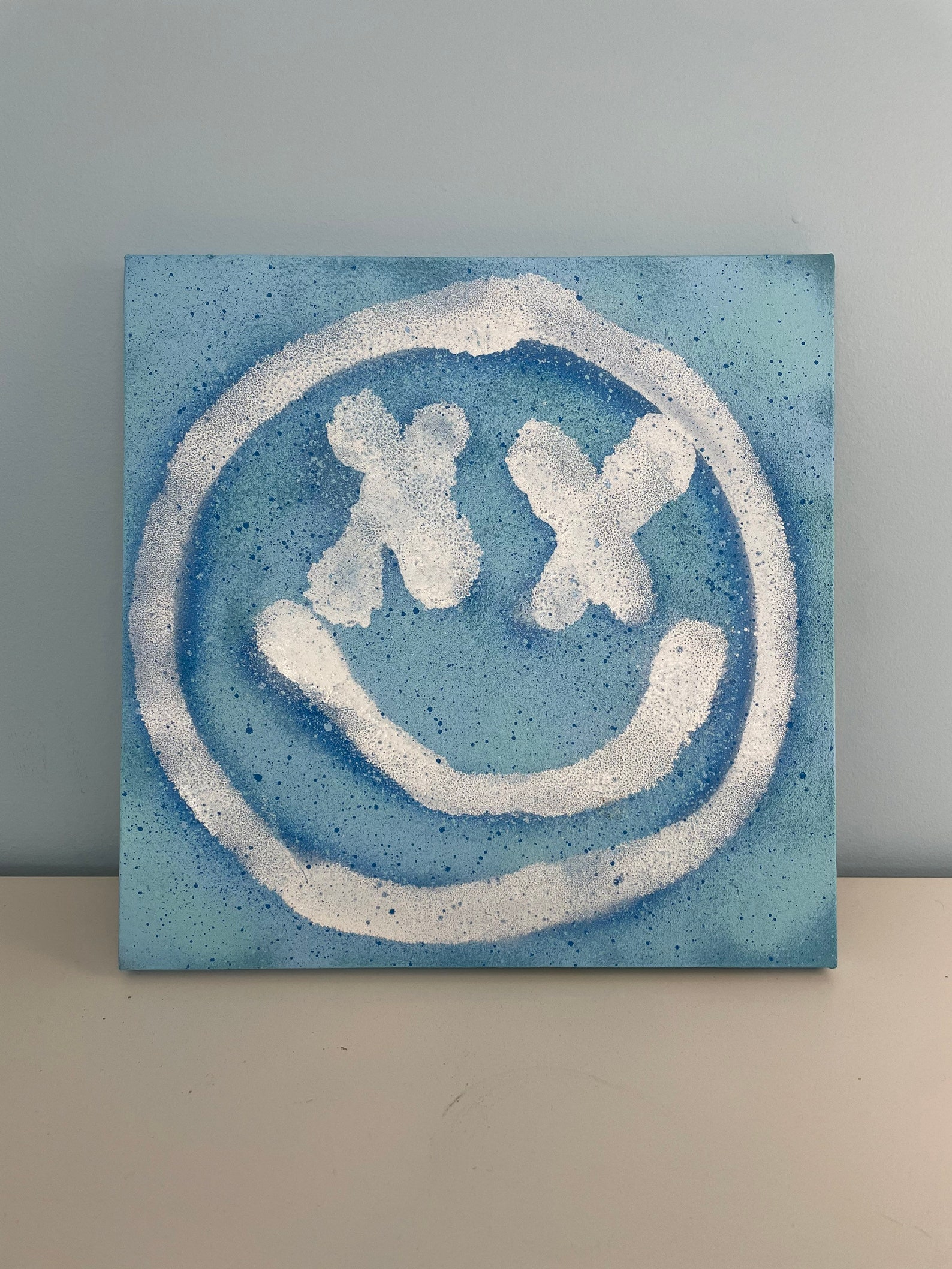 Spray Paint Smiley Face : Custom Made per Order - Etsy