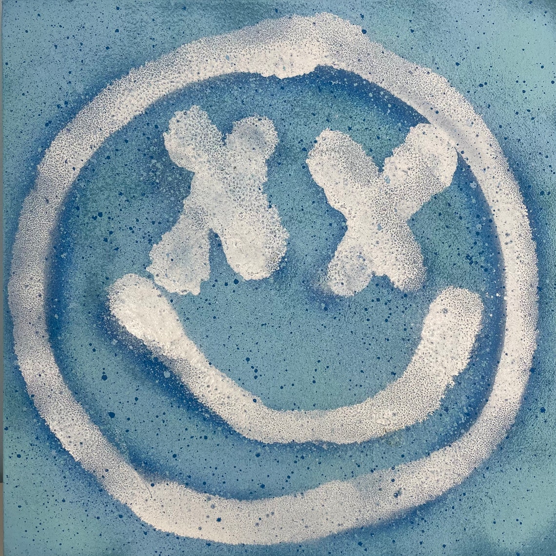 Spray Paint Smiley Face : Custom Made per Order | Etsy