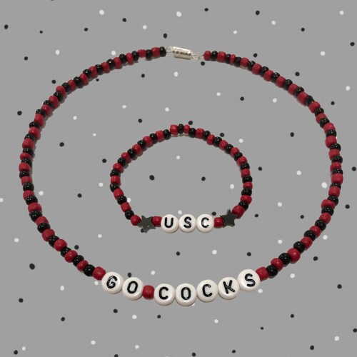 South Carolina University USC Web Key Chains - Etsy