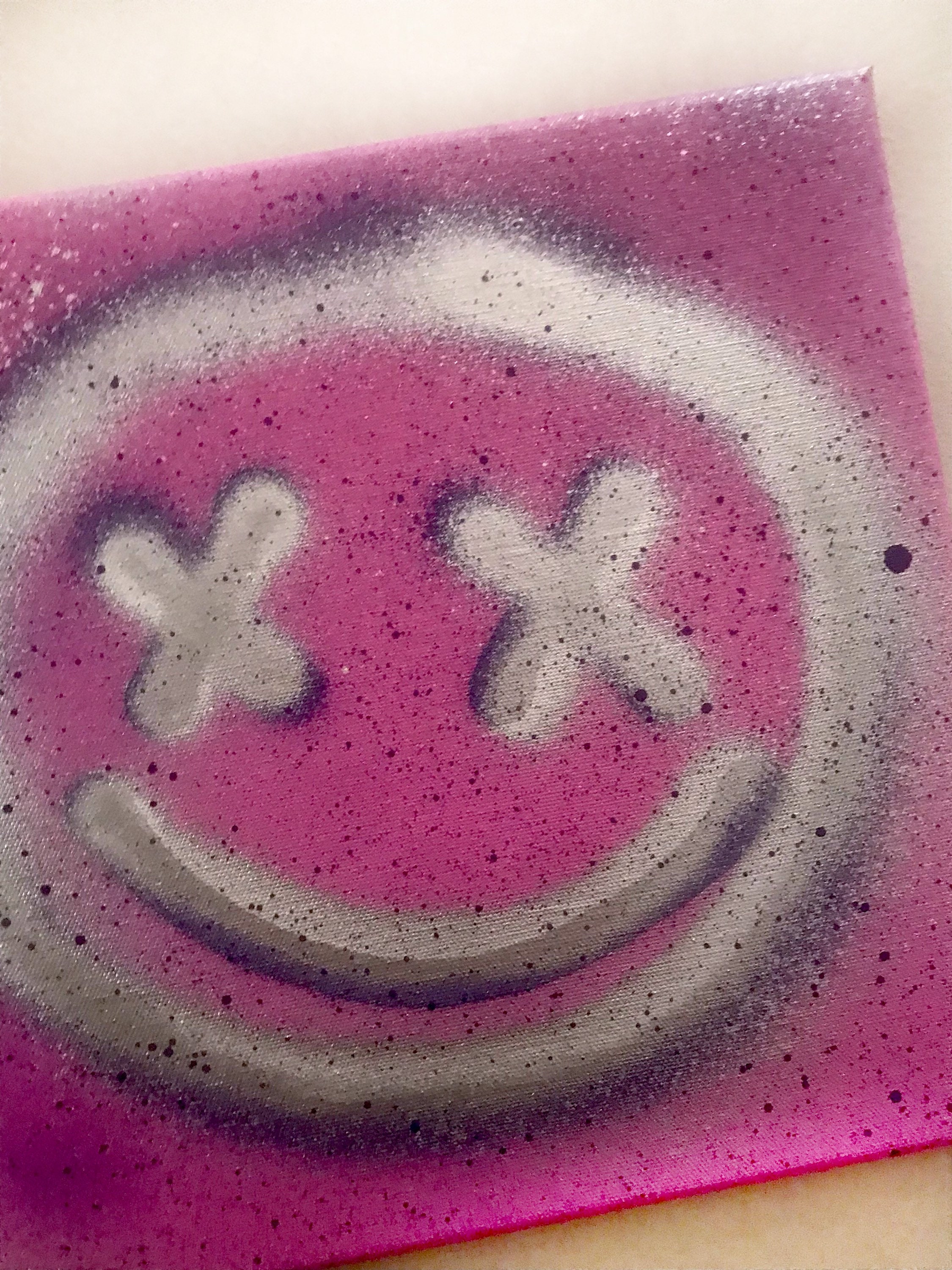 Spray Paint Smiley Face : Custom Made per Order | Etsy