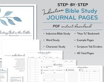 Bible Study Journal Bible Study Guide Matthew Bible Devotional Guided ...