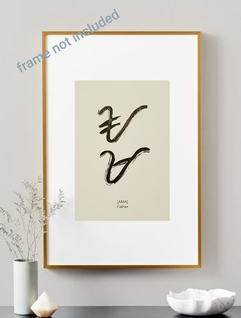 Ama/ Father Handwritten Personalize Baybayin Script in - Etsy