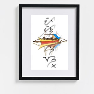 Philippines Local Bangka | Fishing Boat| Digital Drawing | Collectible ...