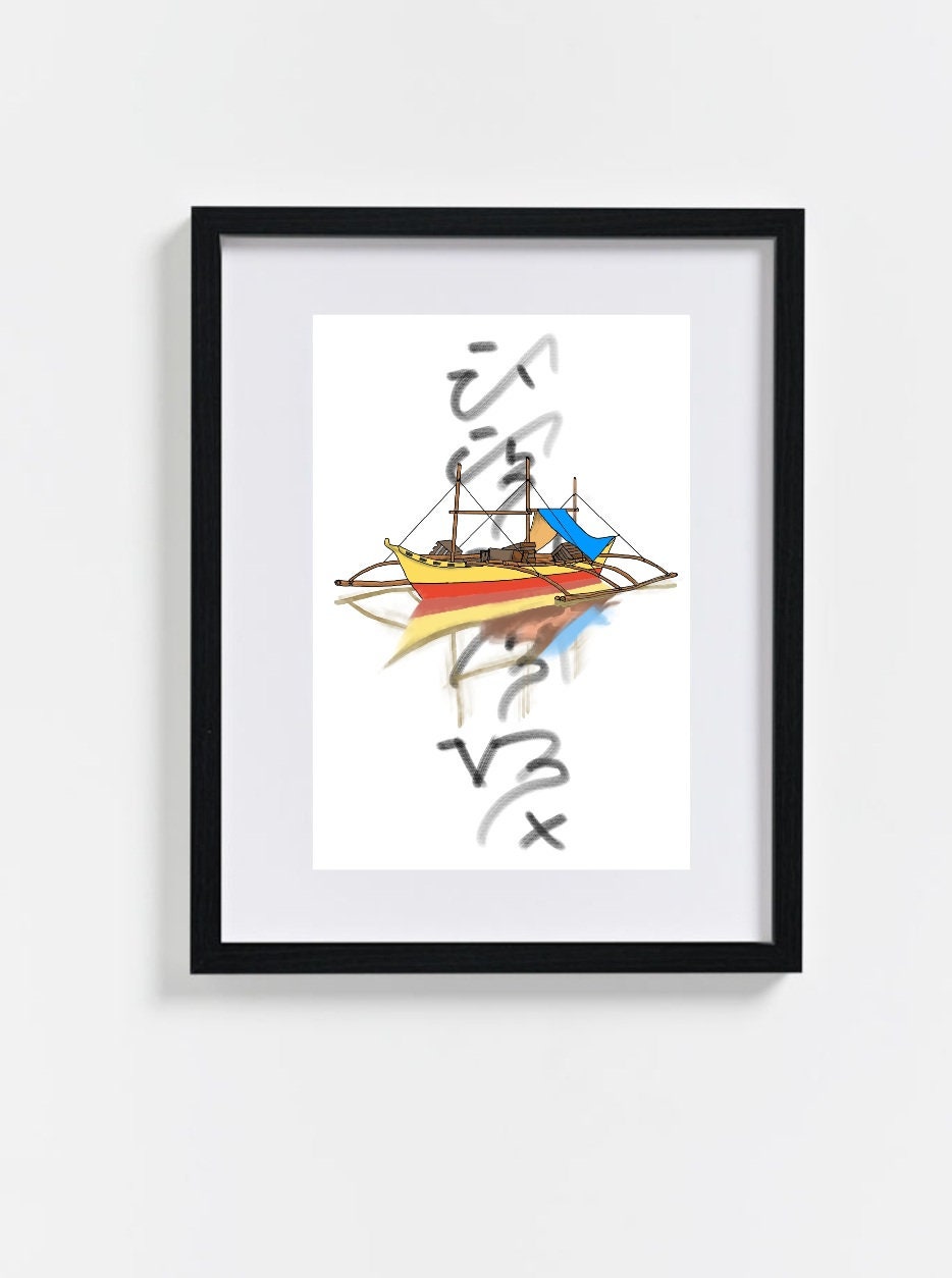 Philippines Local Bangka | Fishing Boat| Digital Drawing | Collectible ...