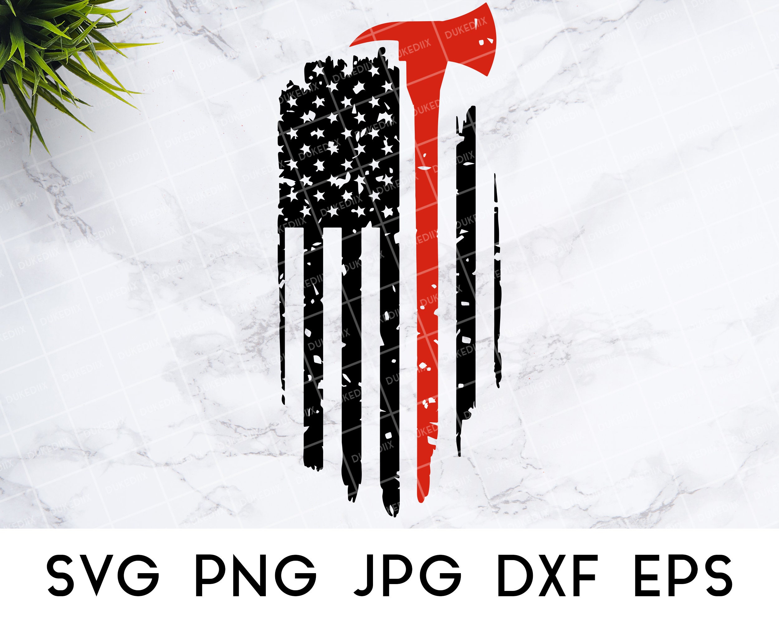 Distressed Firefighter Flag SVG Firefighter Axe Svg Fire - Etsy Australia