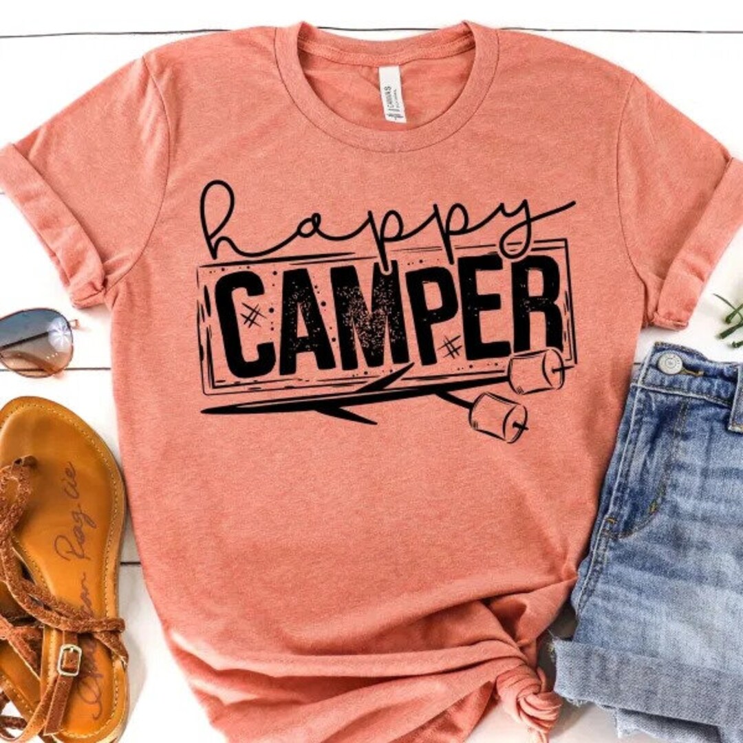Happy Camper Shirt - Etsy