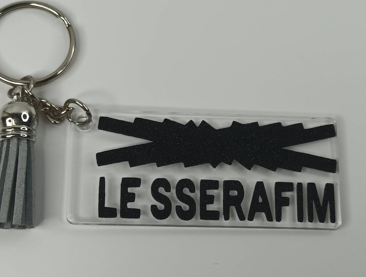 Le Sserafim Keyrings Rectangle Black Shimmer Gift - Etsy