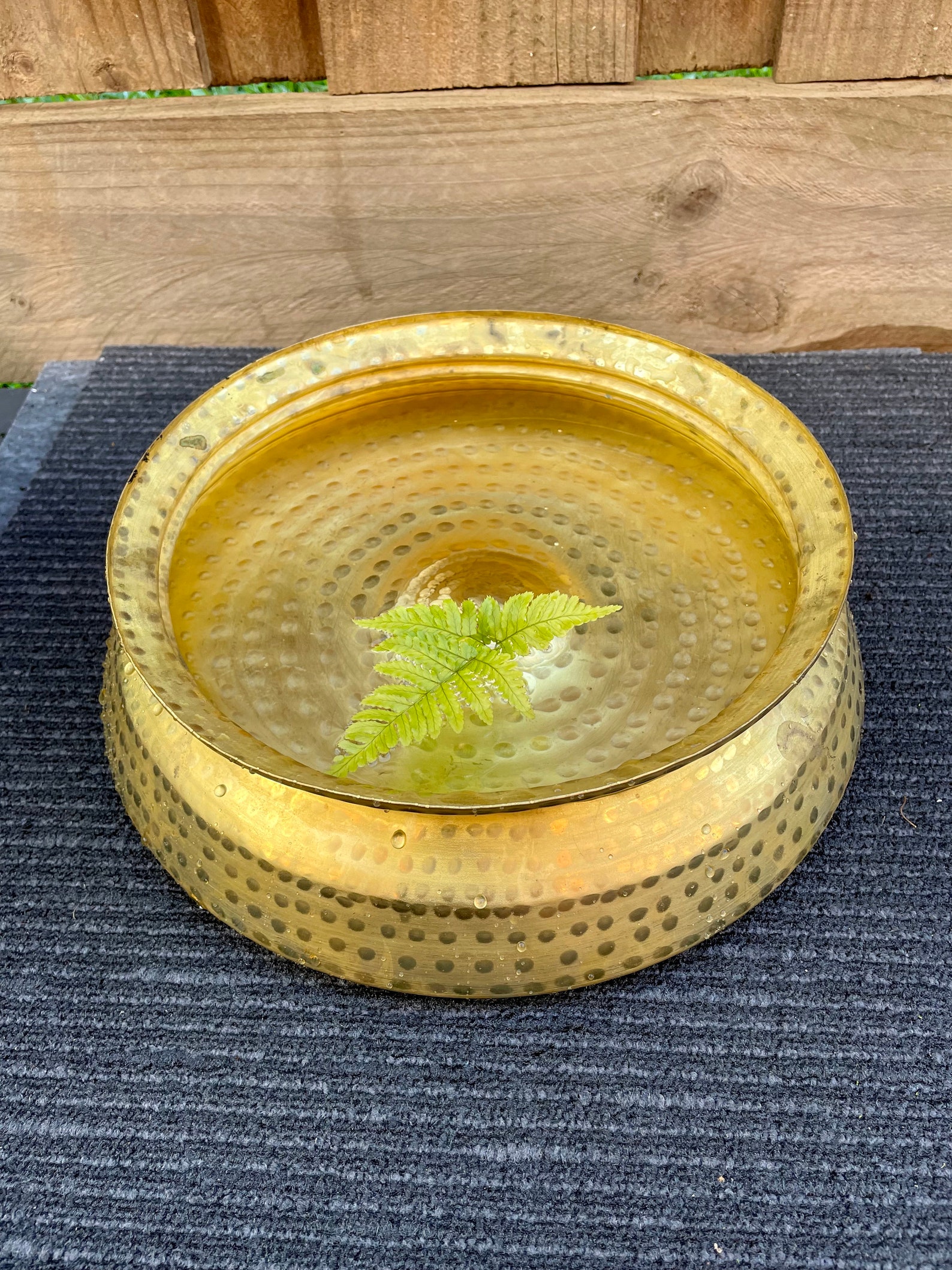 Brass Pedicure Spa Bath Bowl | Foot Soak Warming Massage Relaxation Tub ...