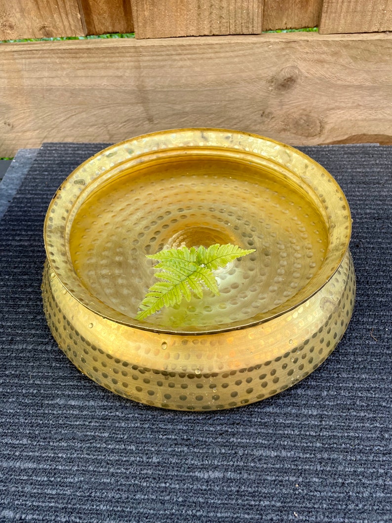 Brass Pedicure Spa Bath Bowl Foot Soak Warming Massage - Etsy