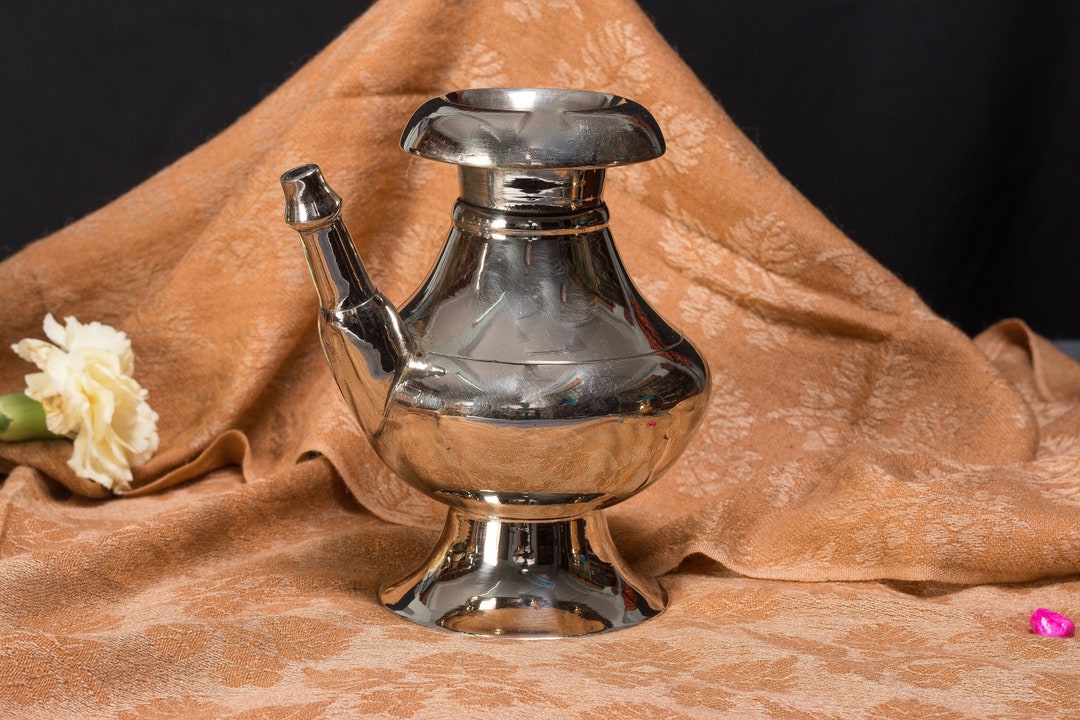 Brass Karuwa Water Storage & Drink Serving Pot Vessel Karuwas for Pooja ...