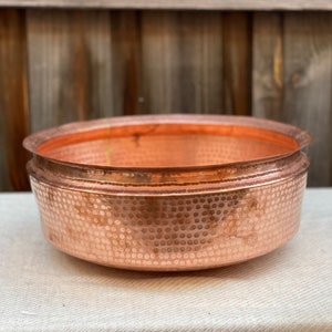 Copper Spa Bath Pedicure Bowl With Footrest | Foot Massage Warm Soaking ...