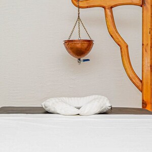 Copper Shirodhara Spa Forehead Dhara Oil Pot With Control Tap Valve and ...