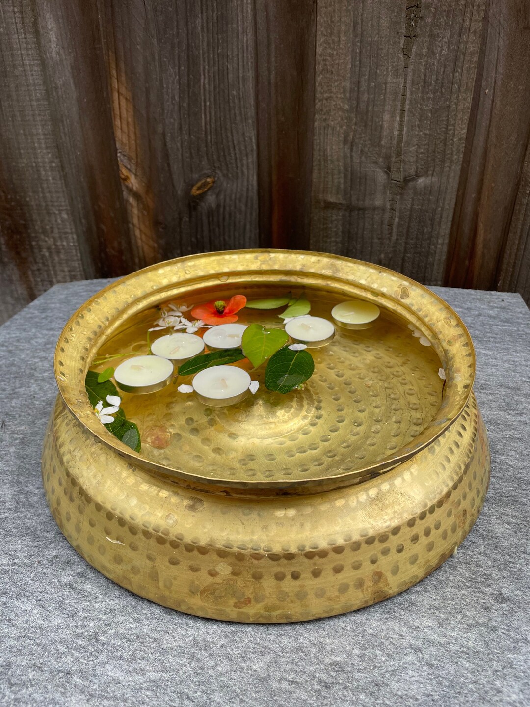 Brass Pedicure Spa Bath Bowl | Foot Soak Warming Relaxation Massage Tub ...