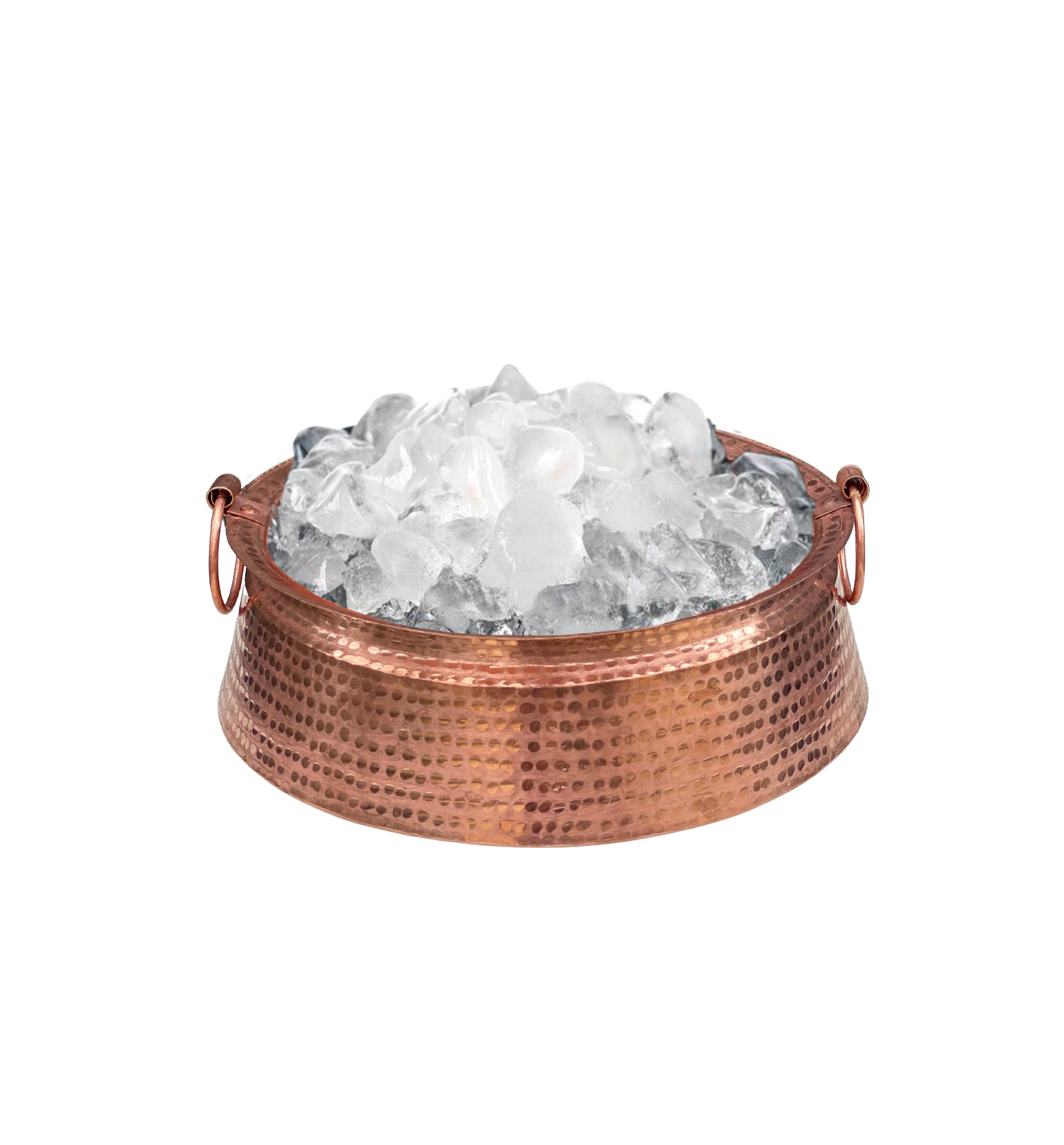 Copper Ice Bucket Ice & Drinks Cooler Circular Round - Etsy