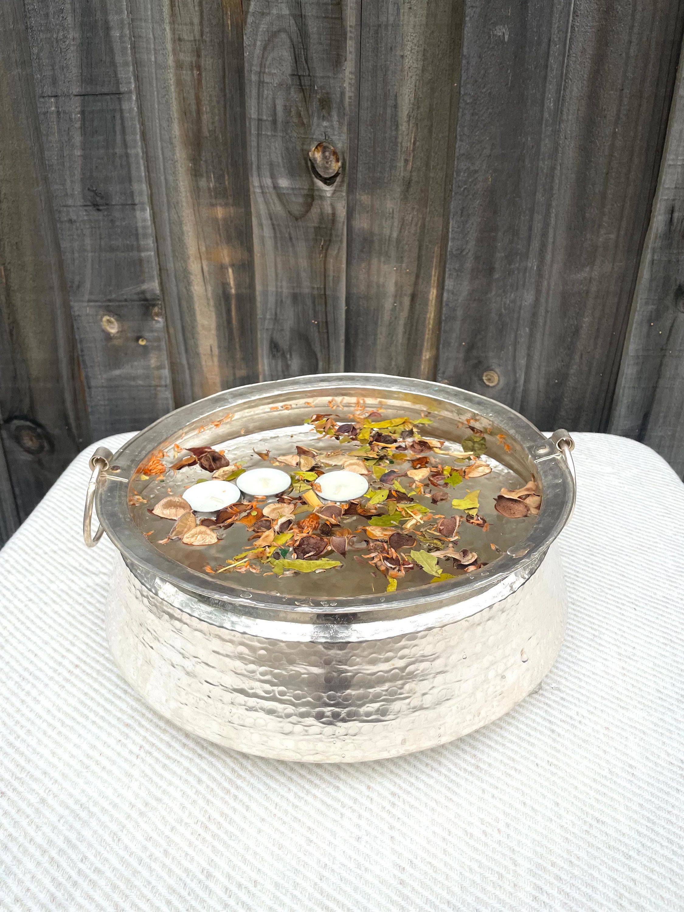 Silver Plated Copper Spa Bath Bowl Foot Massage Pedicure Tub - Etsy