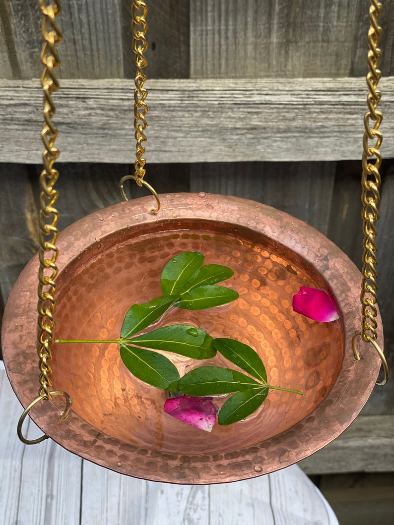 Copper Shirodhara Spa Forehead Oil Pot With Control Valve Tap and Brass ...