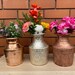 Silver Plated Ashtamangala Pooja Kalash Copper Flowerpot Vase Tama Puja ...