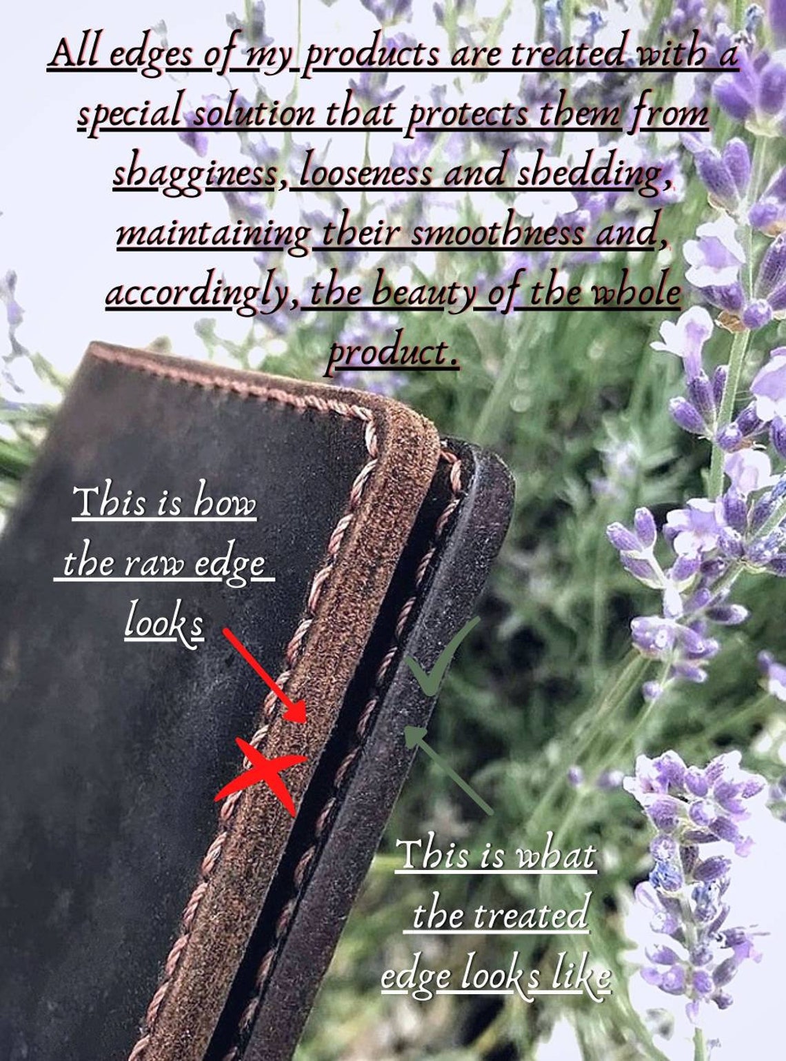 HANDMADE Cognac Leather Key Holder With Secret Pocket for RFID - Etsy