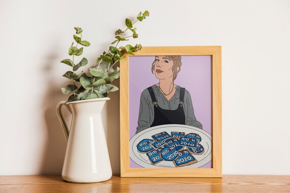 Taylor Swift Biden Cookies Art Print Digital Download - Etsy