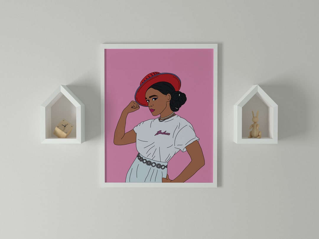 Janelle Monae Art Print - Digital Download - Etsy