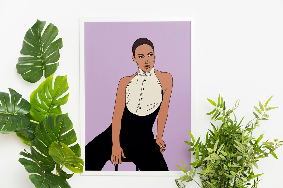 Jennifer Lopez Art Print Digital Download - Etsy