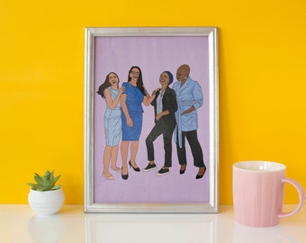 AOC Digital Print Alexandria Ocasio Cortez Poster AOC - Etsy
