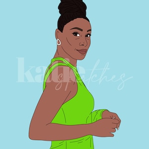 Issa Rae Art Print Téléchargement numérique - Etsy France