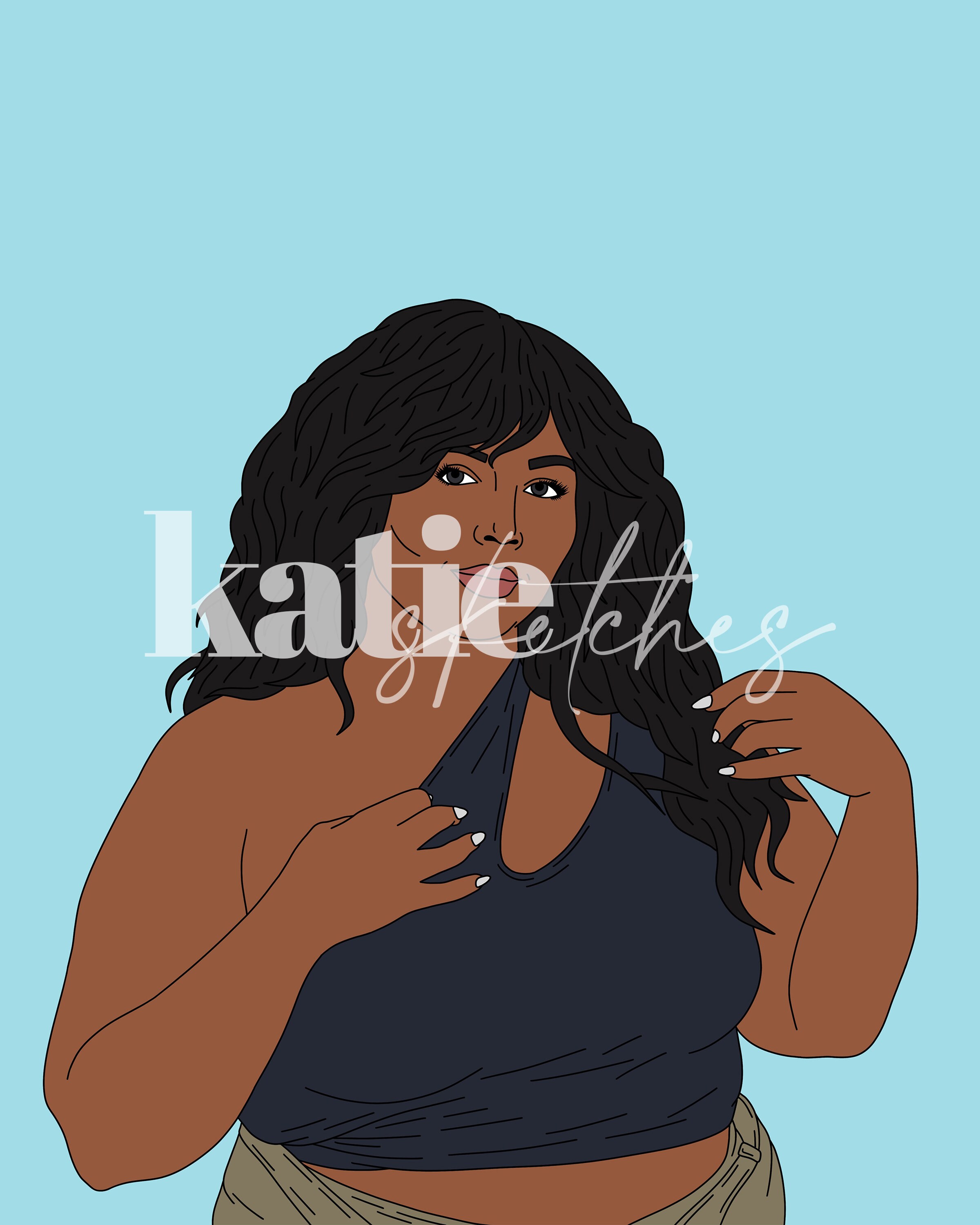Lizzo Art Print Digital Download - Etsy UK
