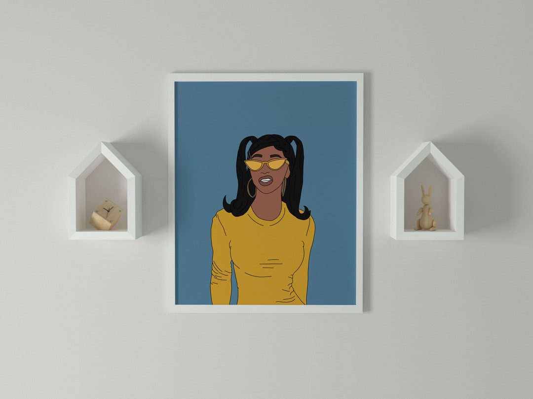 Cardi B Art Print Digital Download - Etsy