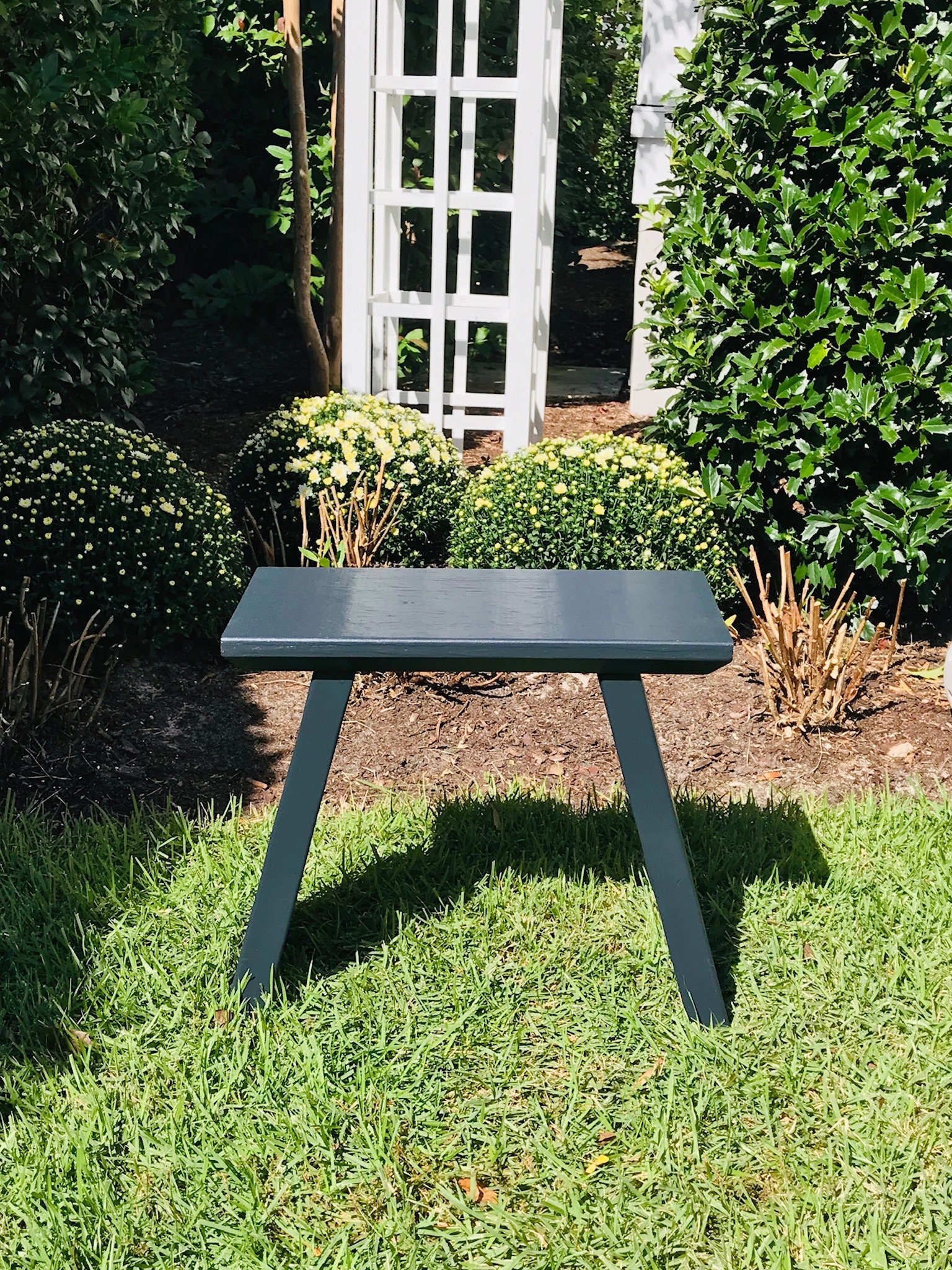 Medium Step Stool, Bench, Kids Step Stool, Bathroom, Kitchen, Black ...