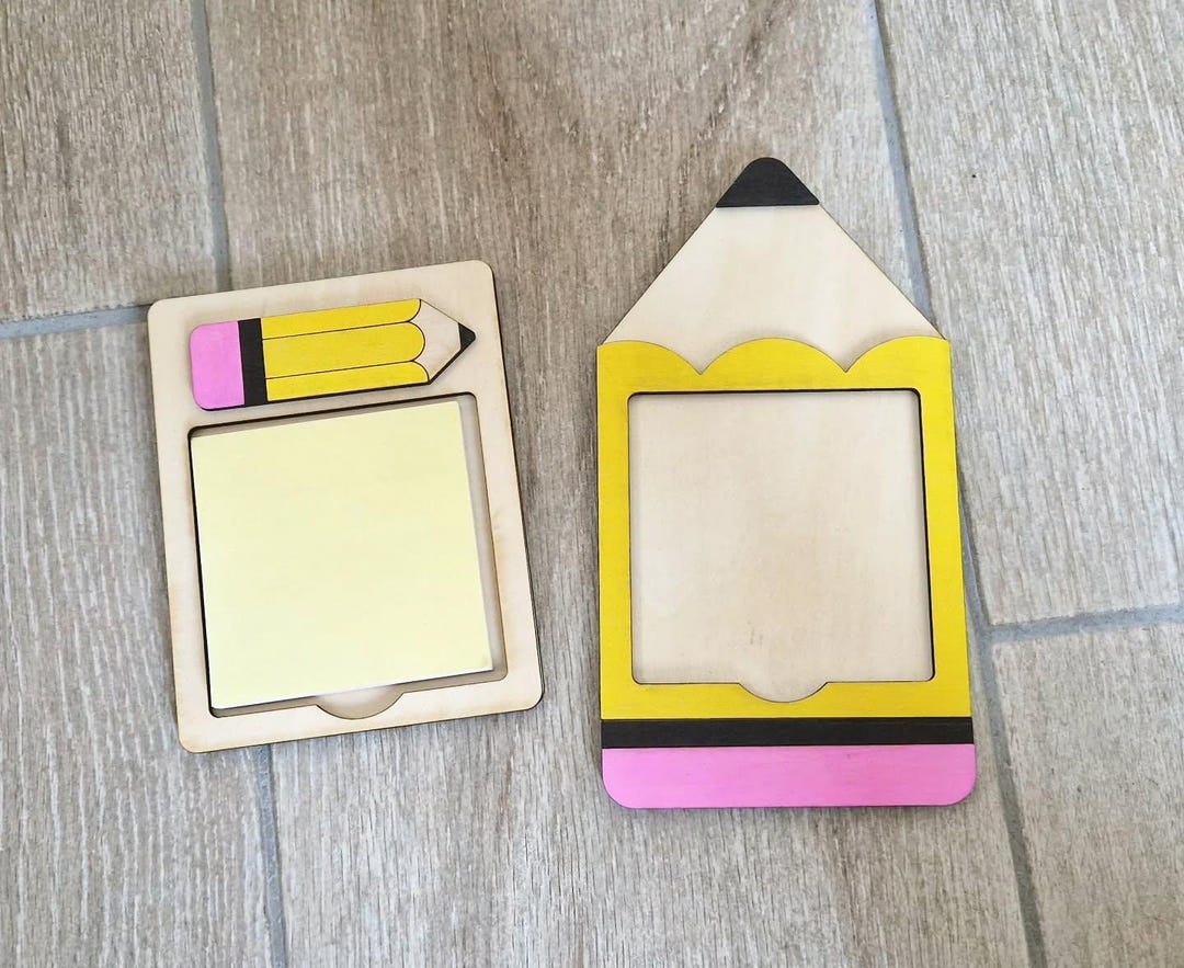 Post It Note Holder | Desk Jotter | Desk Tidy | Note Station - Etsy