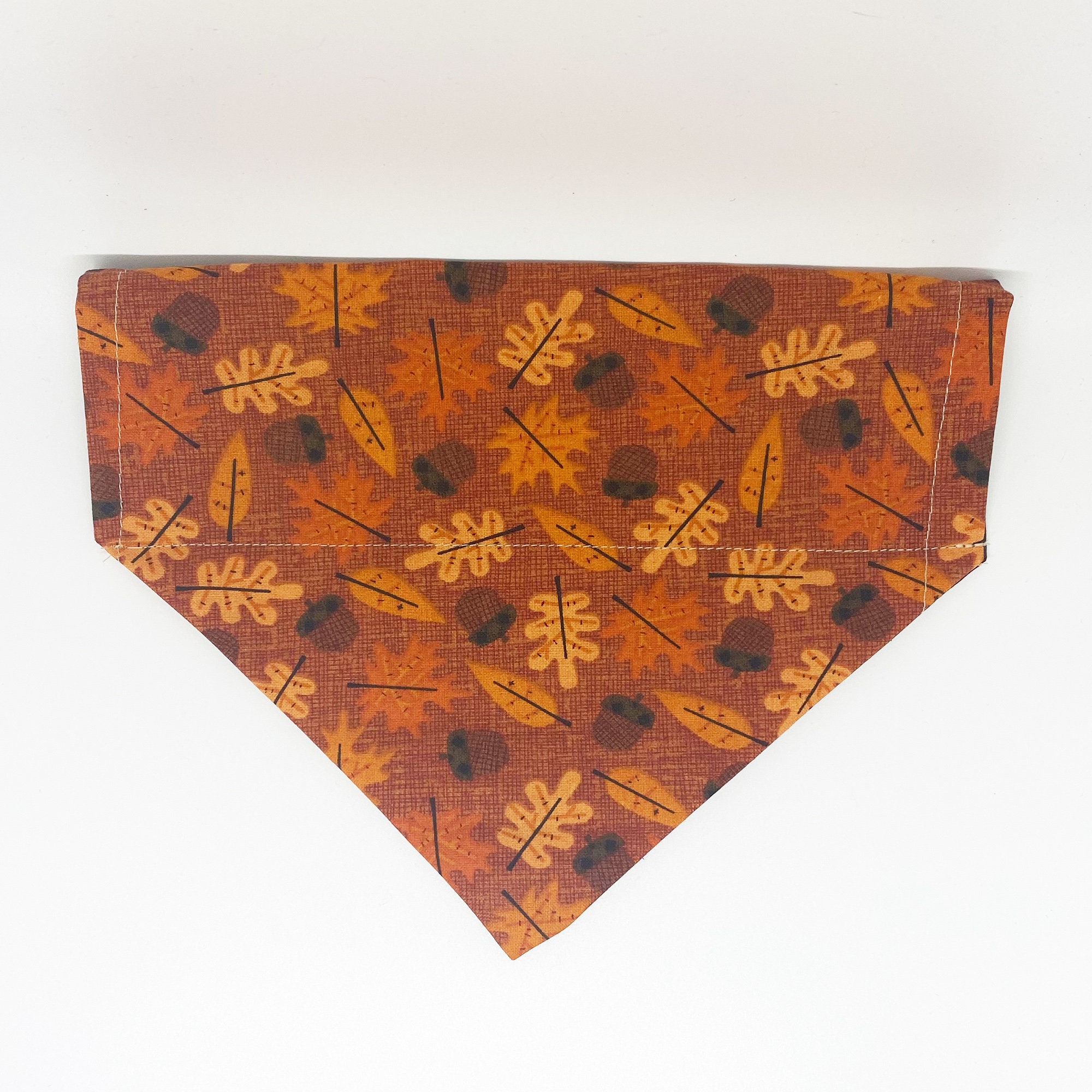 Festive Fall Foliage Over the Collar Dog Bandana - Etsy