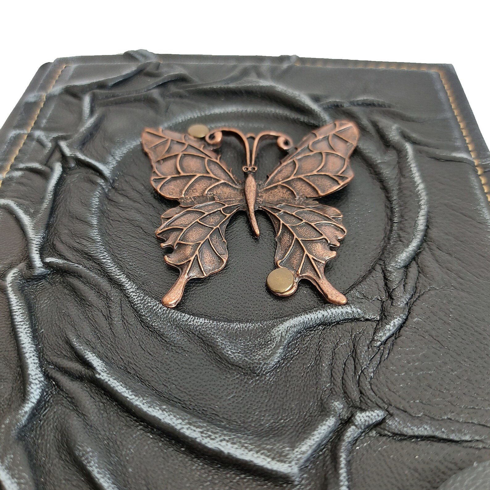 Locked Genuine Leather Notebook Diary, Unlined Pages, Handmade Journal ...