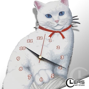 Black Cat Swinging Wall Clock, Cat Clock, Cat Clock With Moving Tail ...