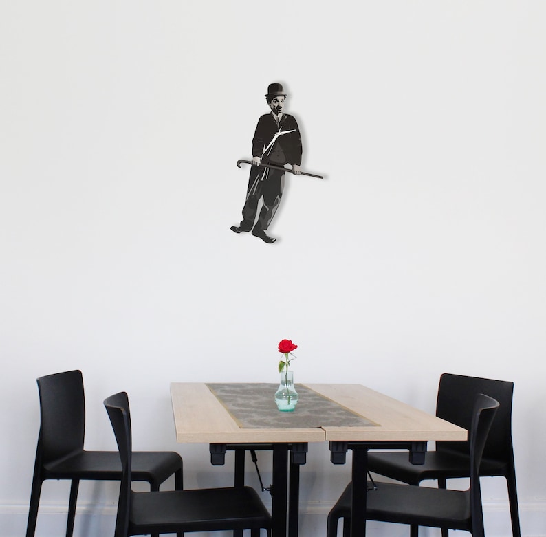 Charlie Chaplin Pendulum Wall Clock Chaplin Swinging Legs | Etsy