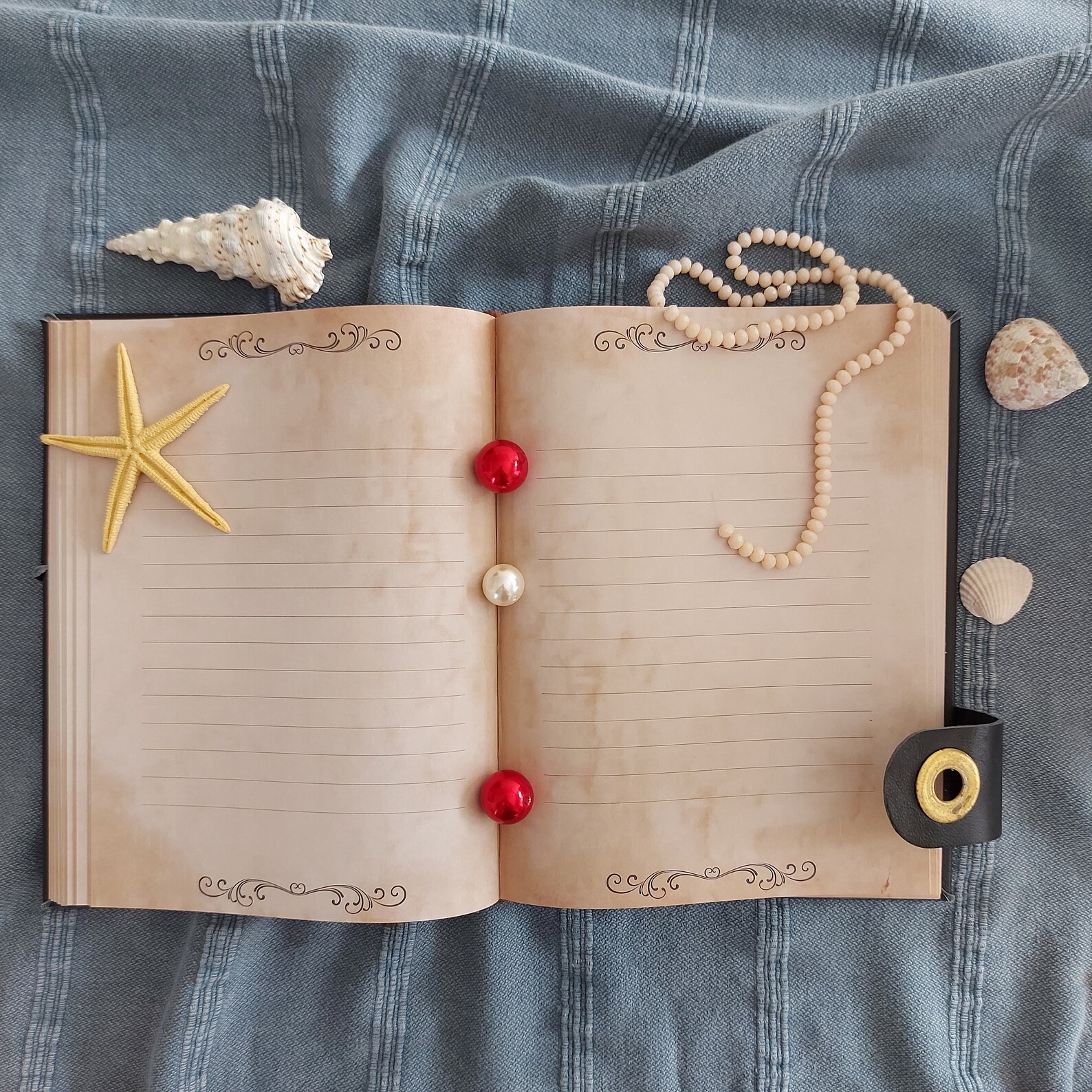 Fairy Butterfly Figured Genuine Leather Notebook Handmade | Etsy