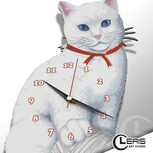 Black Cat Swinging Wall Clock, Cat Clock, Cat Clock With Moving Tail ...